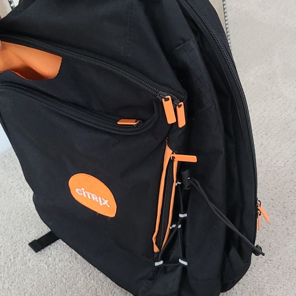 CheckMate | Bags | Backpack Black Orange Checkmate Nwt | Poshmark